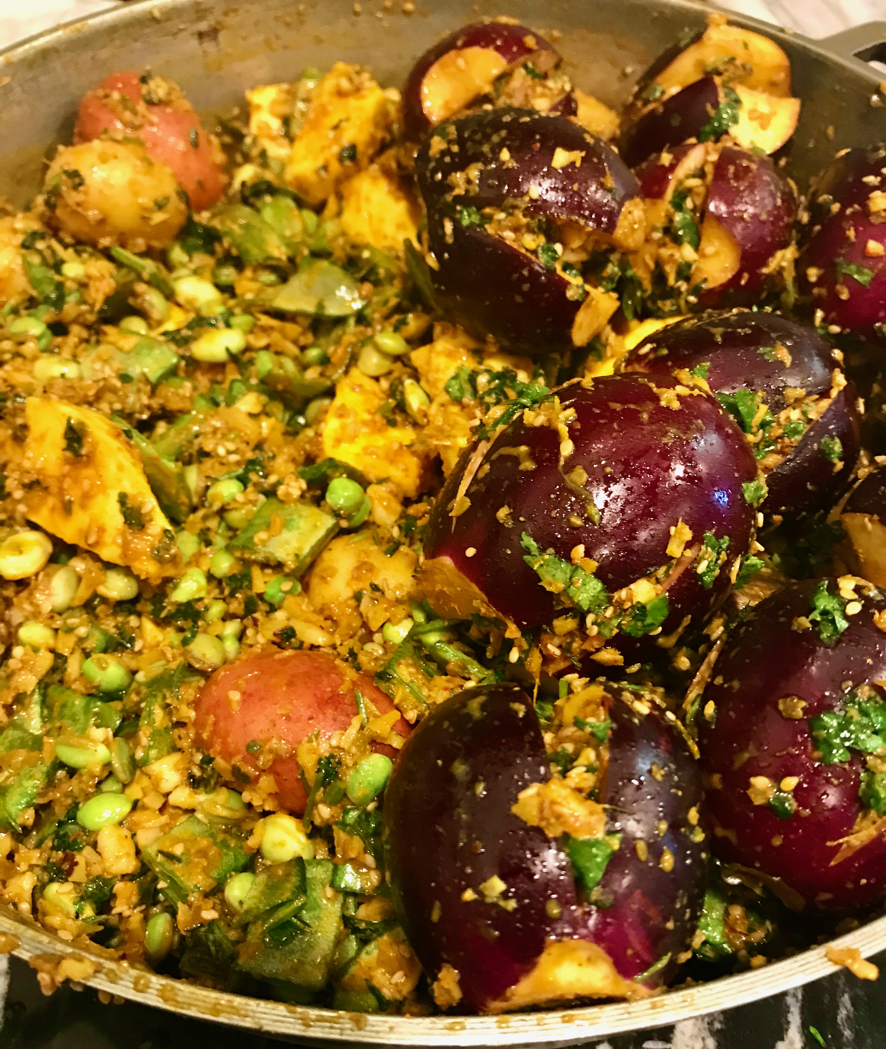 Undhiyu – Instant Pot - My Vegetarian Roots