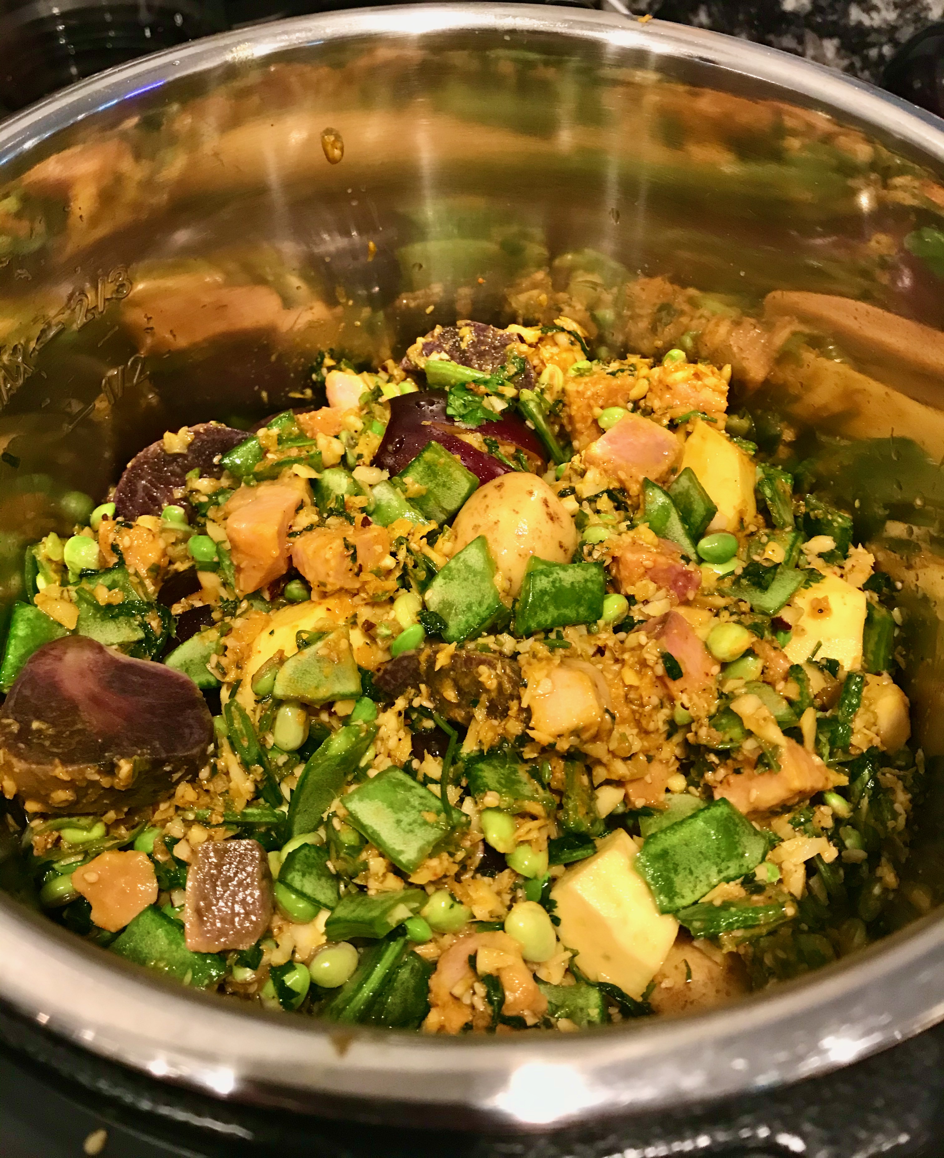 Undhiyu – Instant Pot - My Vegetarian Roots