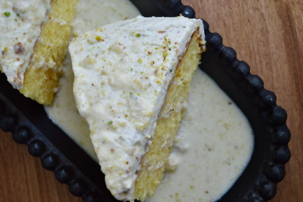 Basundi Cake - My Vegetarian Roots