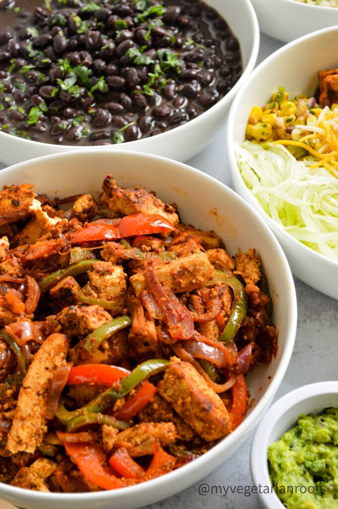 Tofu Fajita Chipotle Bowl